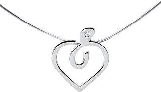 Edenly Collier Diapple - Weißgold 9 Karat