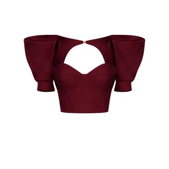 Elisabetta Franchi Damen, Blusen & Hemden, Rot, XSGr&ouml;&szlig;e