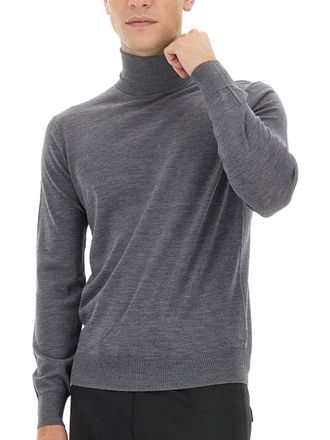 Ballantyne Wool Turtleneck Sweater - Gray