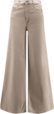 Mother Femme, Jeans, Beige, Taille: W25 Jeans Jambes Larges