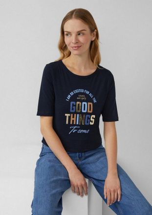 s.Oliver Kurzarmshirt T-Shirt T-Shirt im Slim Fit mit Artwork