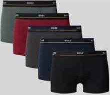 HUGO BOSS Regular Fit Boxershorts aus Baumwoll-Mix im 5er-Pack