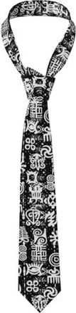 Generic Cravates Homme Motifs Adinkra Africains &Eacute;troit Tie &Eacute;l&eacute;gant Cravate DAffaires Pour Remise De Dipl&ocirc;me F&ecirc;te Mariage