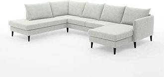 Atlantic Home Collection Wohnlandchaft mit Ecke Links und Longchair rechts