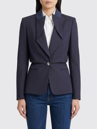 Alexander McQueen Veste MCQUEEN Femme couleur Bleu Marine