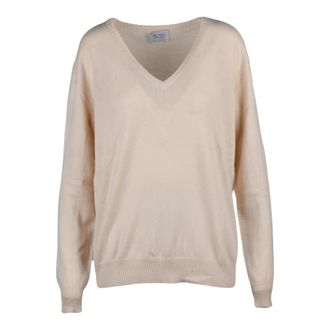 Be You Pullover mit V-Ausschnitt - - Knitwear - Damen - Beige - S