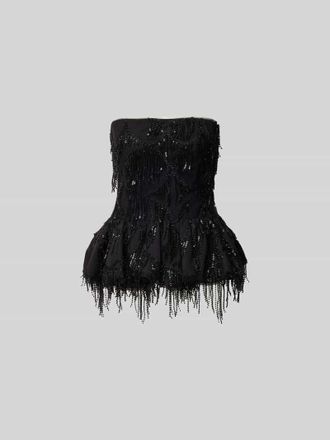 Rotate Bandeau-Top mit Zierbesatz