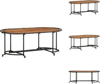 vidaXL Couchtisch 110x55x40 cm Massivholz Akazie - Couchtisch - Couchtische - Beistelltisch - Sofatisch