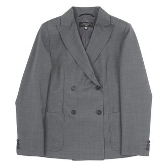 Max Mara Femme, Vestes, Gris, Taille: 38 FR Ornati Blazer