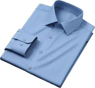 Generic Chemise &agrave; manches longues en laine &eacute;lastique douce pour homme, 2285-02, XXL