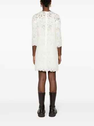 Ermanno Scervino Guipure Lace Dress - White