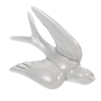 Artibetter Nordische Keramik Wanddeko mit Schwalben Mehrfarbige H&auml;ngedeko Keramikv&ouml;gel f&uuml;r B&uuml;ro und Wohnzimmer 1 St&uuml;ck Kleine Dekorative Skulptur