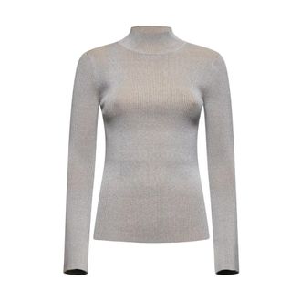 Silvian Heach Gerippter Rollkragenpullover - - Knitwear - Damen - Grau - M