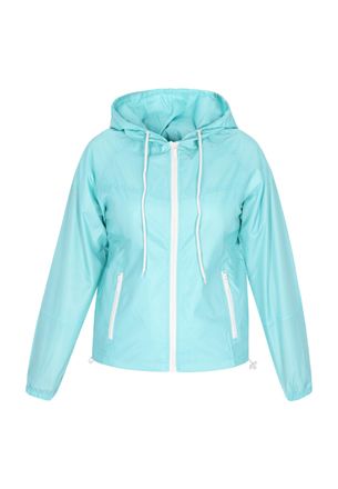 Dreimaster Dreimaster Jacke Frauen T&uuml;rkis Weiss