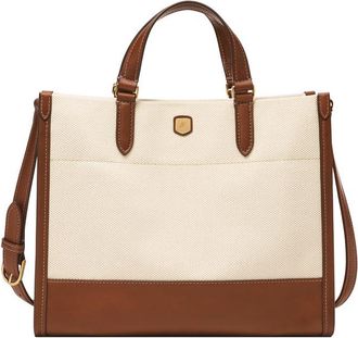 Fossil Gemma Damen Wei&szlig;e Leder Tasche, ZB11189101