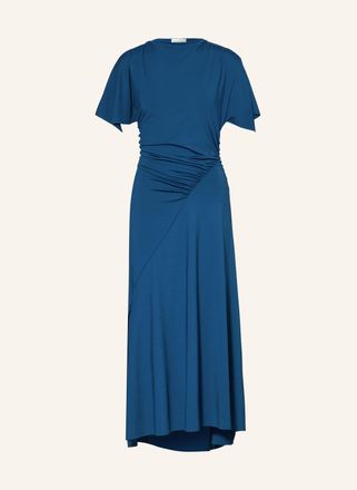 Victoria Beckham Cocktailkleid Blousey Aus Jersey blau