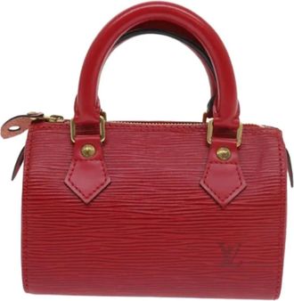 Louis Vuitton Mini sac &agrave; main Pre-owned - Femme - Pre-owned - Rouge - Taille: ONE Size
