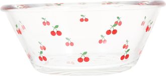 Garneck Erdbeer Glasschale Aus Lebensmittelechtem Glas Hitzebest&auml;ndig Klare Salatsch&uuml;ssel F&uuml;r K&uuml;che Und Aufbewahrung Praktische Servierschale Mit Modernem Des