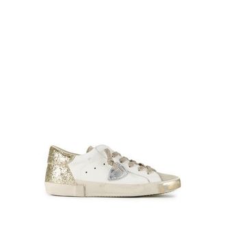 Philippe Model Baskets bi-mati&egrave;re en cuir