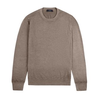 Fay Rundhals-Strickware - - Knitwear - Herren - Grau - S