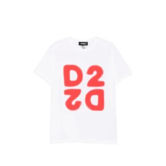 Dsquared2 Homme, Tops, Blanc, Taille: M T-shirt Cool Fit