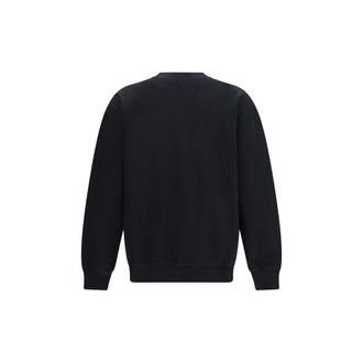 Balmain Mens Black Cotton Sweatshirt Clothing