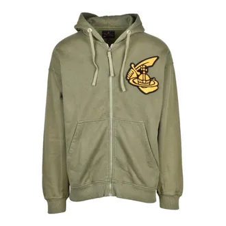 Vivienne Westwood Herren, Sweatshirts & Hoodies, Gr&uuml;n, MGr&ouml;&szlig;e