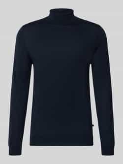 Matinique Slim Fit Rollkragenpullover aus reiner Baumwolle