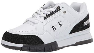 British Knights British Knights Homme Metros Basket, Blanc, Noir, Glace, 44.5 EU