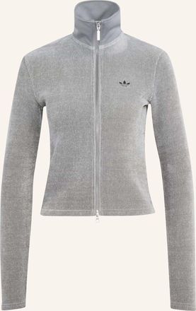 adidas Originals Adidas Originals Prem Ess Chenille Cardigan, Reissverschluss grau