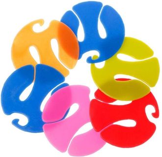 Zonfer Halter 12pcs Socken, Socken Veranstalter Sortierer Halter, F&uuml;r Waschmaschine Waschanlagen (zuf&auml;llige Farbe)