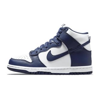 Nike Hohe Marine Wei&szlig;e Sneakers - - Sport - Damen - Blau - 38 EU