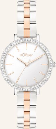 s.Oliver S.Oliver Armbanduhr Aus Edelstahl silber