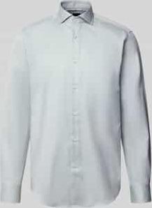 HUGO BOSS Regular Fit Businesshemd aus reiner Baumwolle Modell JOE