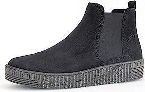 Gabor Lourdes Womens Chelsea Boots 40.5 Navy Suede