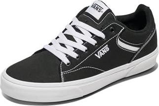 Vans Seldan, Sneaker Homme, Noir ((Canvas) Black/White), 44.5 EU