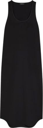 Wardrobe.NYC Wardrobe.nyc, Femme, Robes, Noir, Taille: 38 FR Matte Tank Dress