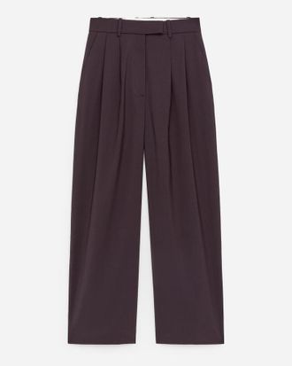 Arket Elegante Weite Hose -Braun