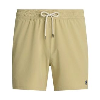 Ralph Lauren Homme, Maillots de bain, Beige, Taille: S Traveler Swim Shorts