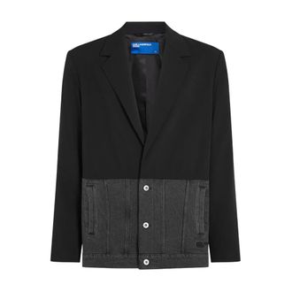 Karl Lagerfeld Herren, Jacken, Schwarzk, MGr&ouml;&szlig;e