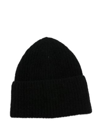 Isabel Benenato bonnet à ourlet retroussé - Noir