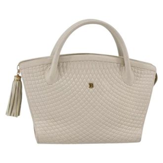 Bally Sac &agrave; main en cuir Pre-owned - Femme - Pre-owned - Blanc - Taille: ONE Size