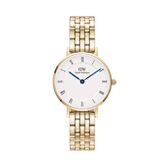 Daniel Wellington Uhr Daniel Wellington Petite Roman Numerals 5-Link DW00100682 Goldfarben