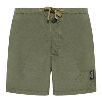 Stone Island Kordelzugshorts - - Swimwear - Herren - Gr&uuml;n - M
