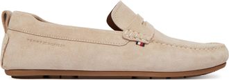 Tommy Hilfiger Mokassins Tommy Hilfiger Core Hilfiegr Suede Driver FM0FM05789 Beige