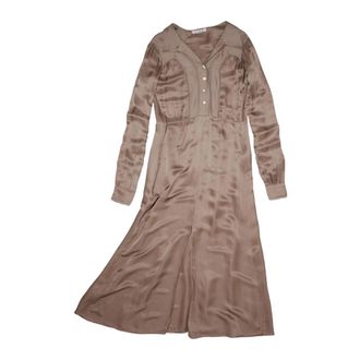 Acne Studios Minkbraunes Midikleid - - Dresses - Damen - Braun - M