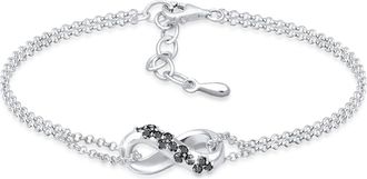 DIAMORE Elli DIAMONDS Bracelet Women Infinity Symbol with Diamond (1.95 ct.) in 925 Sterling Silver