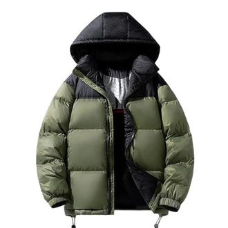 Generic Veste à capuche pour homme avec fermeture éclair et poches dextérieur, EN8, XL