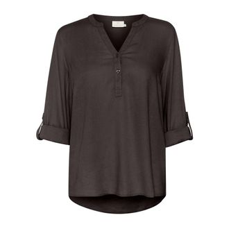 Kaffe KAmilia Bluse - - Blouses & Shirts - Damen - Braun - L