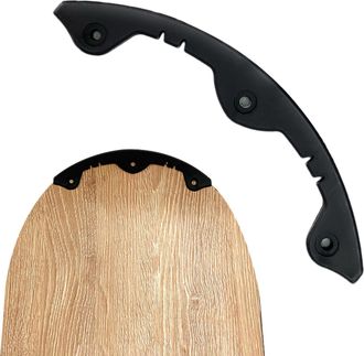 Generic Kantenschutz - Flexibler ABS-Snowboardschutz, Antikollisions-Skateboard-Deck-Abdeckung, Jugend-Sportausr&uuml;stung, Schutzausr&uuml;stung f&uuml;r Anf&auml;nger | Geboge